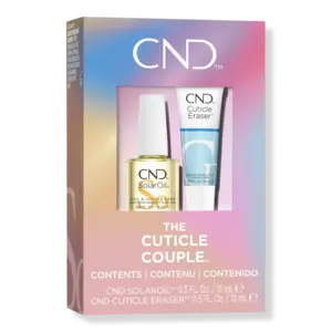CND The Cuticle Couple, Solaroil + Cuticle Eraser - One-color