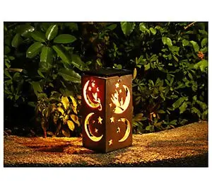 TECHKO Solar Decorative Portable Lantern Moon & Star