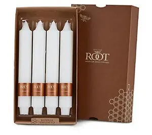 ROOT CANDLES Root 9' Timberline Collenette Taper Candles Box Of 4 - One-color