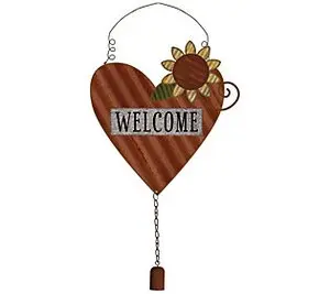 SUNSET VISTA DESIGNS Heart Door Greeter - One-color