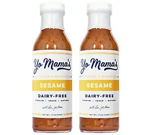 YO MAMA'S FOODS Yo Mama's 13-oz Asian Sesame Dressing & Mar Inade - One-color