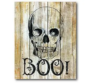 COURTSIDE MARKET Boo! 16x20 Canvas Wall Art - One-color