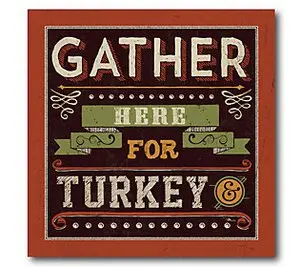 COURTSIDE MARKET Givethanksi 16x16 Canvas Wall Rt - One-color