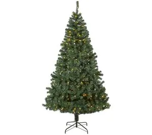 NEARLY NATURAL 7.5' Lit Northern Tip Pine Christmas Tree Ne Arly Natural - One-color