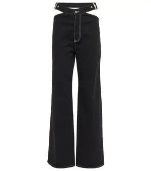 DION LEE - Dion Lee Wide-leg Cutout Jeans