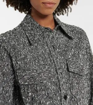 Victoria Beckham Bouclé Utility Shirt