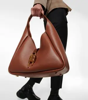 Givenchy G-hobo Medium Leather Shoulder Bag