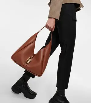 Givenchy G-hobo Medium Leather Shoulder Bag