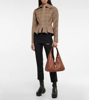 Givenchy G-hobo Medium Leather Shoulder Bag