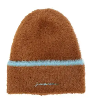 Jacquemus Le Bonnet Neve Beanie - Brown