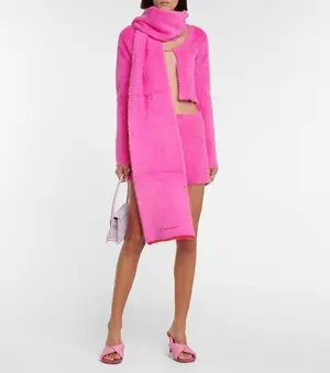 Jacquemus L'écharpe Neve Scarf - Pink