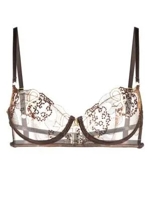 IHUOMA Divine Feminine Balconette Bra - Brown