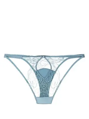 FLEUR OF ENGLAND Ocean Ouvert Lace Briefs