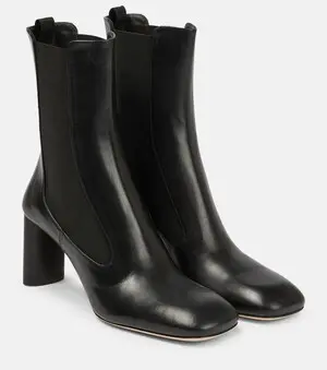 Victoria Beckham Elsie Leather Chelsea Boots