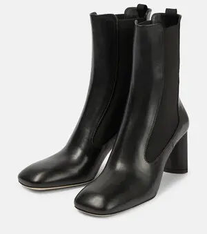 Victoria Beckham Elsie Leather Chelsea Boots