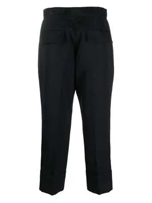 SAPIO Cropped Leg Wool Trousers