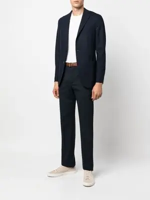 Boglioli Single-breasted Wool-blend Blazer