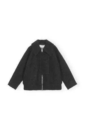 GANNI Boucle Wool Jacket