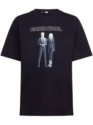Karl Lagerfeld X Cara Delevingne Avatar T-shirt