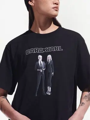 Karl Lagerfeld X Cara Delevingne Avatar T-shirt