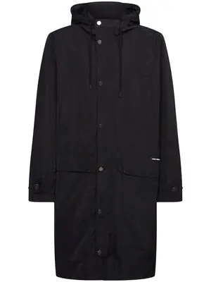 Karl Lagerfeld X Cara Delevingne Hooded Parka Coat