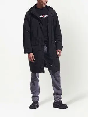 Karl Lagerfeld X Cara Delevingne Hooded Parka Coat