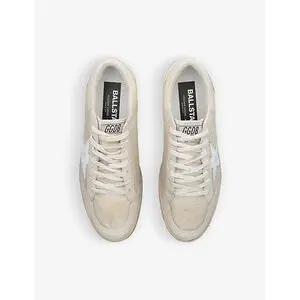 GOLDEN GOOSE Ball Star Leather Low-top Trainers - Beige Comb