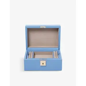 Smythson Panama Small Cross-grain Leather Jewellery Box