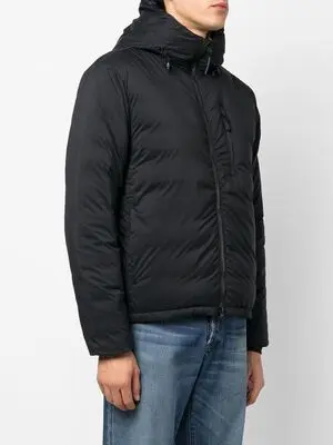 Canada Goose Hooded Feather-down Padded Jacket - Black