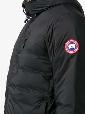 Canada Goose Hooded Feather-down Padded Jacket - Black