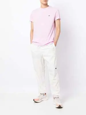 Lacoste Logo-embroidered T-shirt - Pink