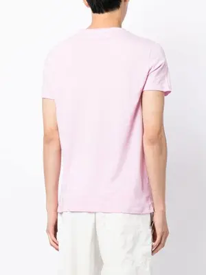 Lacoste Logo-embroidered T-shirt - Pink