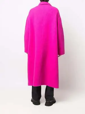 Ami Oversized Wool Single-breasted Coat