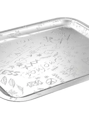 Christofle Graffiti Rectangular Tray