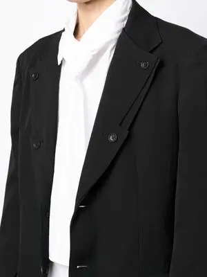 Yohji Yamamoto Single-breasted Fitted Blazer