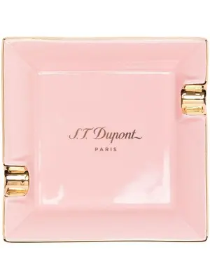 S.t. Dupont Mini Square Cigarette Ashtray - Pink