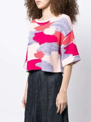 ONEFIFTEEN Patchwork Knit Top
