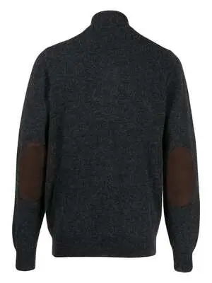 Barbour Button-front Knitted Jumper - Grey