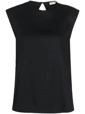 Tibi Sleeveless Top With Keyhole Detail