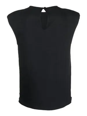 Tibi Sleeveless Top With Keyhole Detail