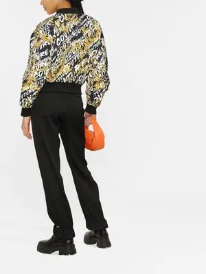 Versace Logo-print Reversible Bomber Jacket