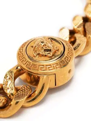 Versace Medusa Curb Chain Bracelet