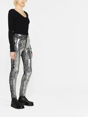Isabel Marant Étoile Madillio Sequin Leggings - Black