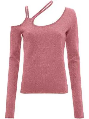 JW Anderson Cut-out Metallic Top - Pink