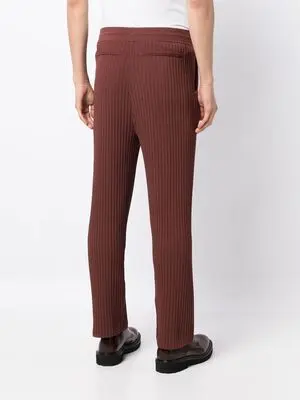 Nanushka Ribbed Straight-leg Trousers