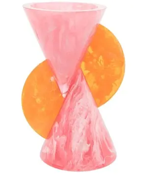 Jonathan Adler Como Cone Vase - Pink