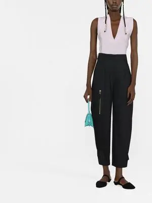 BLANCA VITA Tapered-leg Cargo Trousers