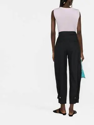 BLANCA VITA Tapered-leg Cargo Trousers