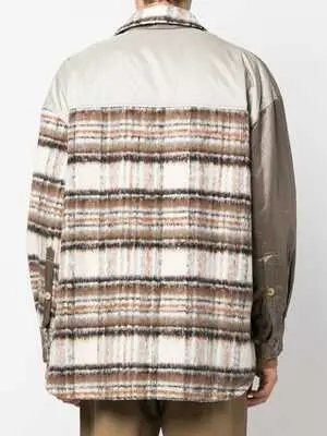 FENG CHEN WANG Button-up Panelled Jacket - Neutrals