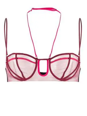 NENSI DOJAKA Panelled Half-cup Bra - Pink